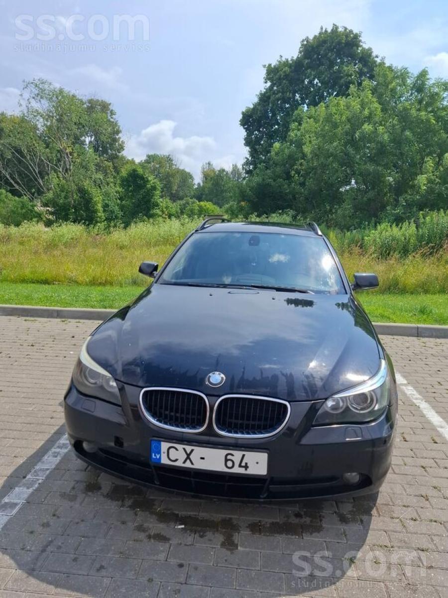 Черный БМВ 525 2005 в Валмиера, объемом двигателя 2.50 л и пробегом 346 тыс. км за 2399 €, фото 5 на AUTOMOTO.COM.LV