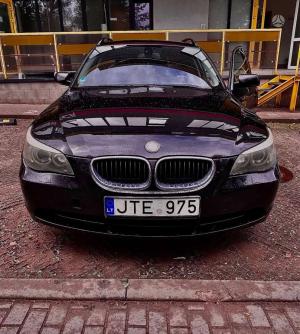 Black BMW 525 2005 in Vilnius, with an engine capacity of 2.50 L and mileage of 398 thousand km for 1950 €, photo  on AUTOMOTO.COM.LV