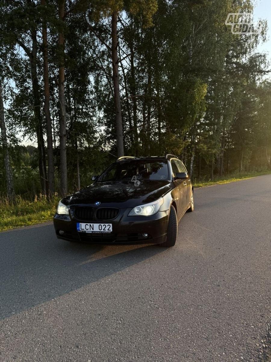 Black BMW 525 2005 in Vilnius, with an engine capacity of 2.50 L and mileage of 320 thousand km for 2550 €, photo 3 on AUTOMOTO.COM.LV