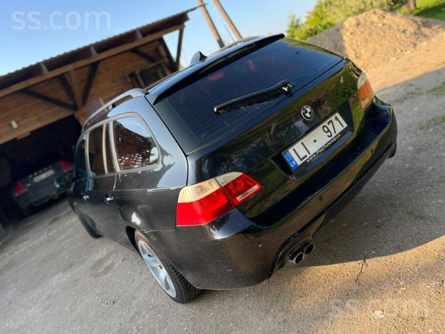 Melns BMW 525 2005 Saldus, ar dzinēja tilpumu 2.50 L un nobraukumu 408 tūkst. km par 2499 €, foto 4 vietnē AUTOMOTO.COM.LV