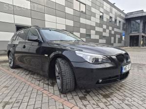 Black BMW 525 2005 in Kuldiga, with an engine capacity of 2.50 L and mileage of 400 thousand km for 3200 €, photo  on AUTOMOTO.COM.LV