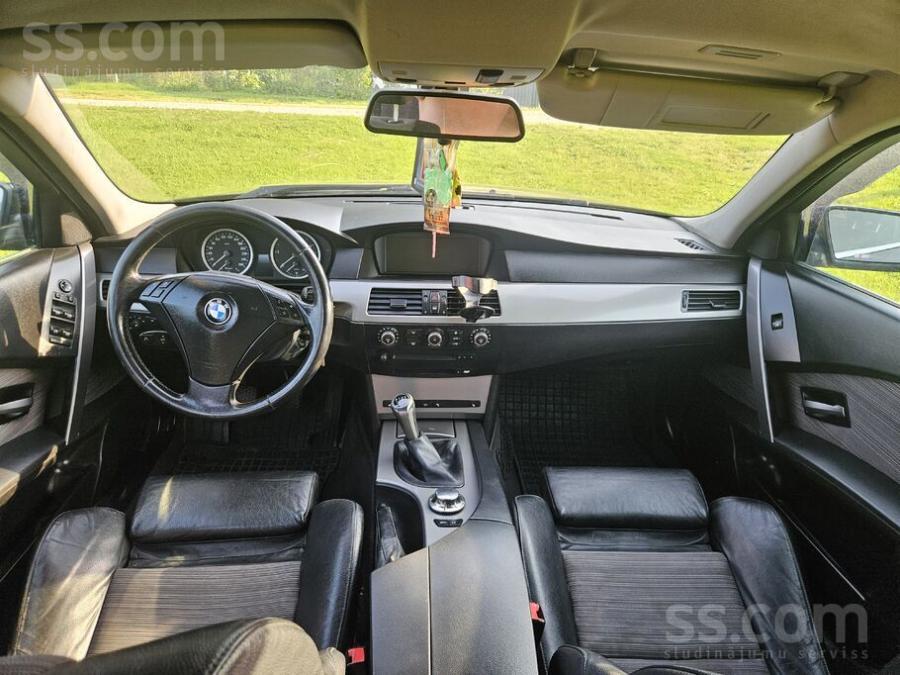 Melns BMW 525 2005 Aizkraukle, ar dzinēja tilpumu 2.50 L un nobraukumu 340 tūkst. km par 2899 €, foto 6 vietnē AUTOMOTO.COM.LV