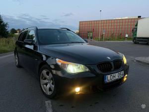 Black BMW 525 2005 in Vilnius, with an engine capacity of 2.50 L and mileage of 432 thousand km for 1750 €, photo  on AUTOMOTO.COM.LV
