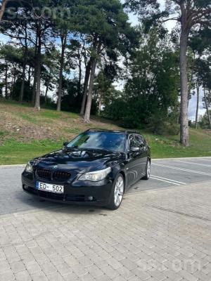 Black BMW 525 2005 in Ventspils, with an engine capacity of 2.50 L and mileage of 317 thousand km for 3199 €, photo  on AUTOMOTO.COM.LV