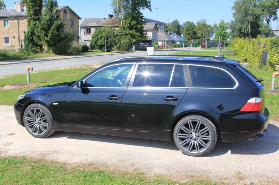 Melns BMW 525 2005 Jelgava, ar dzinēja tilpumu 2.50 L un nobraukumu 323 tūkst. km par 2350 €, foto 5 vietnē AUTOMOTO.COM.LV