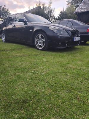 Black BMW 525 2005 in Pakruojis, with an engine capacity of 2.50 L and mileage of 445 thousand km for 1950 €, photo 3 on AUTOMOTO.COM.LV