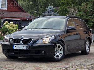 Black BMW 525 2005 in Riga, with an engine capacity of 2.50 L and mileage of 336 thousand km for 2950 €, photo  on AUTOMOTO.COM.LV