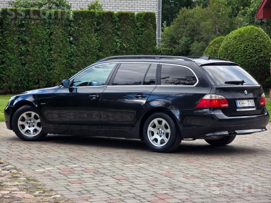 Black BMW 525 2005 in Riga, with an engine capacity of 2.50 L and mileage of 336 thousand km for 2950 €, photo 4 on AUTOMOTO.COM.LV
