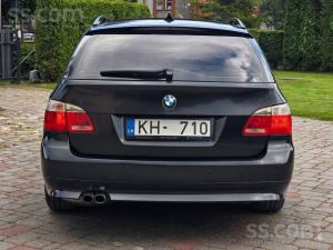 Black BMW 525 2005 in Riga, with an engine capacity of 2.50 L and mileage of 336 thousand km for 2950 €, photo 5 on AUTOMOTO.COM.LV