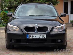 Black BMW 525 2005 in Riga, with an engine capacity of 2.50 L and mileage of 336 thousand km for 2950 €, photo 9 on AUTOMOTO.COM.LV