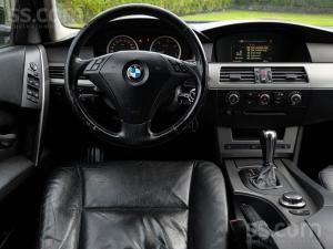Black BMW 525 2005 in Riga, with an engine capacity of 2.50 L and mileage of 336 thousand km for 2950 €, photo 26 on AUTOMOTO.COM.LV