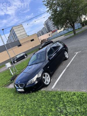 Melns BMW 525 2005 Rīga, ar dzinēja tilpumu 2.50 L un nobraukumu 341 tūkst. km par 3100 €, foto  vietnē AUTOMOTO.COM.LV