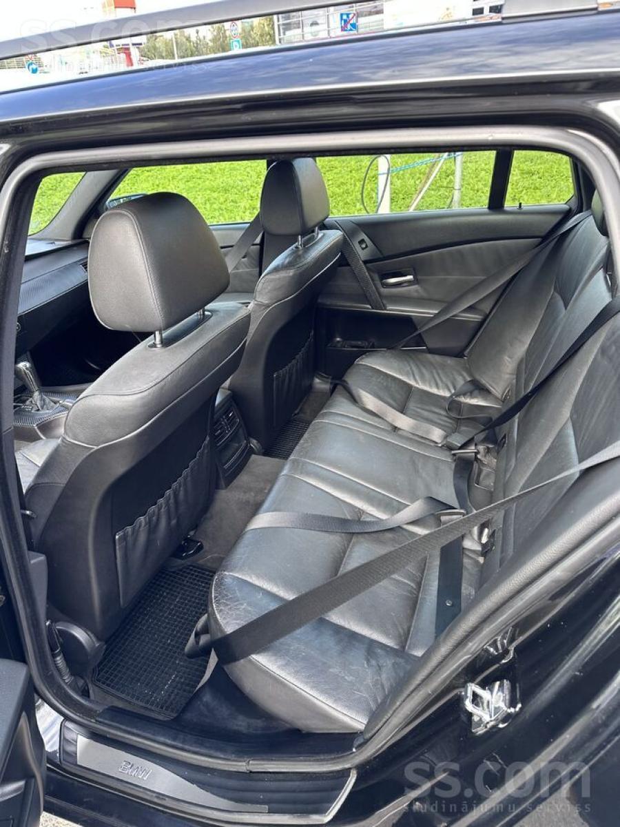 Melns BMW 525 2005 Rīga, ar dzinēja tilpumu 2.50 L un nobraukumu 341 tūkst. km par 3100 €, foto 8 vietnē AUTOMOTO.COM.LV