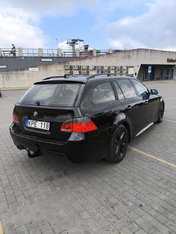 Black BMW 525 2005 in Anyksciai, with an engine capacity of 2.50 L and mileage of 450 thousand km for 2750 €, photo 6 on AUTOMOTO.COM.LV