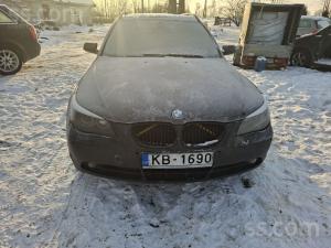 Black BMW 525 2005 in Jelgava, with an engine capacity of 2.50 L and mileage of 331 thousand km for 2100 €, photo  on AUTOMOTO.COM.LV