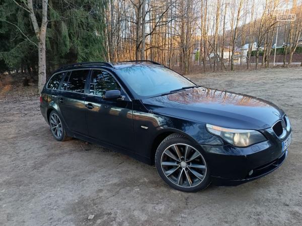 Black BMW 525 2005 in Kaunas, with an engine capacity of 2.50 L and mileage of 478 thousand km for 2000 €, photo 6 on AUTOMOTO.COM.LV