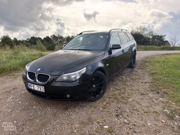 Black BMW 525 2005 in Silute, with an engine capacity of 2.50 L and mileage of 493 thousand km for 3500 €, photo 1 on AUTOMOTO.COM.LV