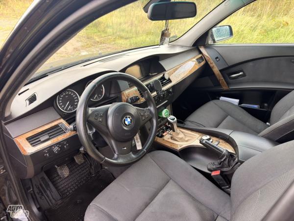 Black BMW 525 2005 in Silute, with an engine capacity of 2.50 L and mileage of 493 thousand km for 3500 €, photo 10 on AUTOMOTO.COM.LV