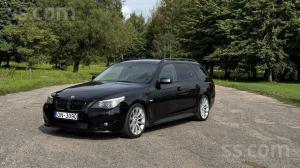 Melns BMW 525 2005 Liepāja, ar dzinēja tilpumu 2.50 L un nobraukumu 419 tūkst. km par 3600 €, foto  vietnē AUTOMOTO.COM.LV