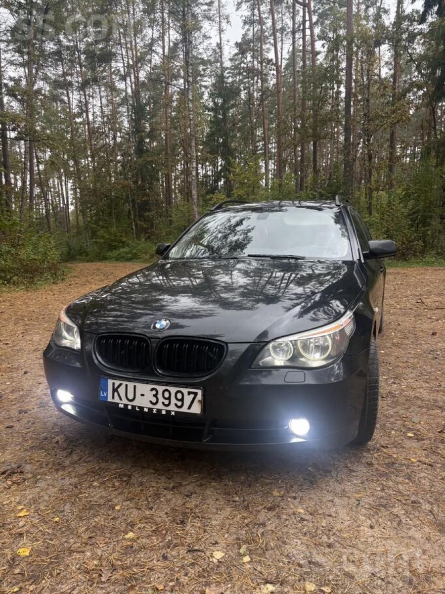 Melns BMW 525 2005 Bauska, ar dzinēja tilpumu 2.50 L un nobraukumu 410 tūkst. km par 3100 €, foto 4 vietnē AUTOMOTO.COM.LV