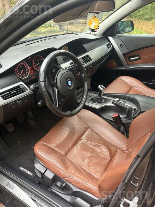 БМВ 525 2005 в Бауска на AUTOMOTO.COM.LV Черный БМВ 525 2005 в Бауска, объемом двигателя 2.50 л и пробегом 410 тыс. км за 3100 €, фото 8 на AUTOMOTO.COM.LV