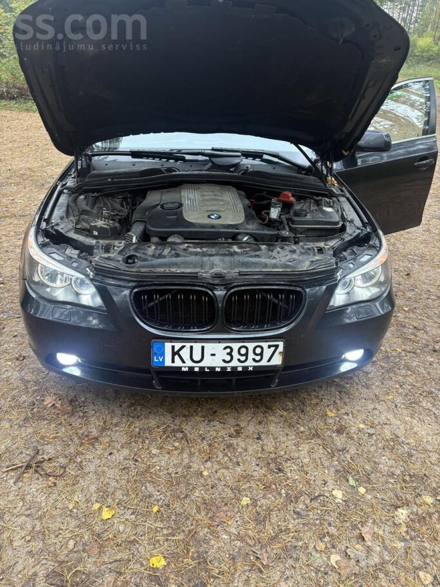 Melns BMW 525 2005 Bauska, ar dzinēja tilpumu 2.50 L un nobraukumu 410 tūkst. km par 3100 €, foto 10 vietnē AUTOMOTO.COM.LV