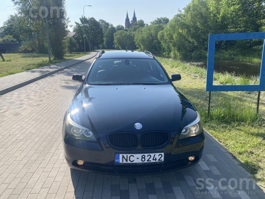 Black BMW 525 2006 in Rezekne, with an engine capacity of 2.50 L and mileage of 234 thousand km for 3950 €, photo 1 on AUTOMOTO.COM.LV