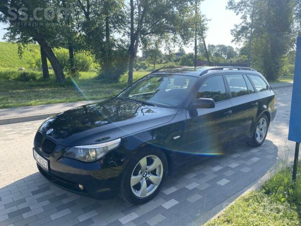 Black BMW 525 2006 in Rezekne, with an engine capacity of 2.50 L and mileage of 234 thousand km for 3950 €, photo 4 on AUTOMOTO.COM.LV