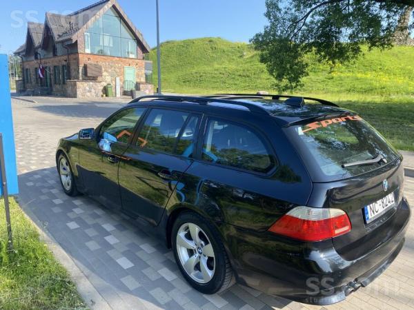 Black BMW 525 2006 in Rezekne, with an engine capacity of 2.50 L and mileage of 234 thousand km for 3950 €, photo 6 on AUTOMOTO.COM.LV
