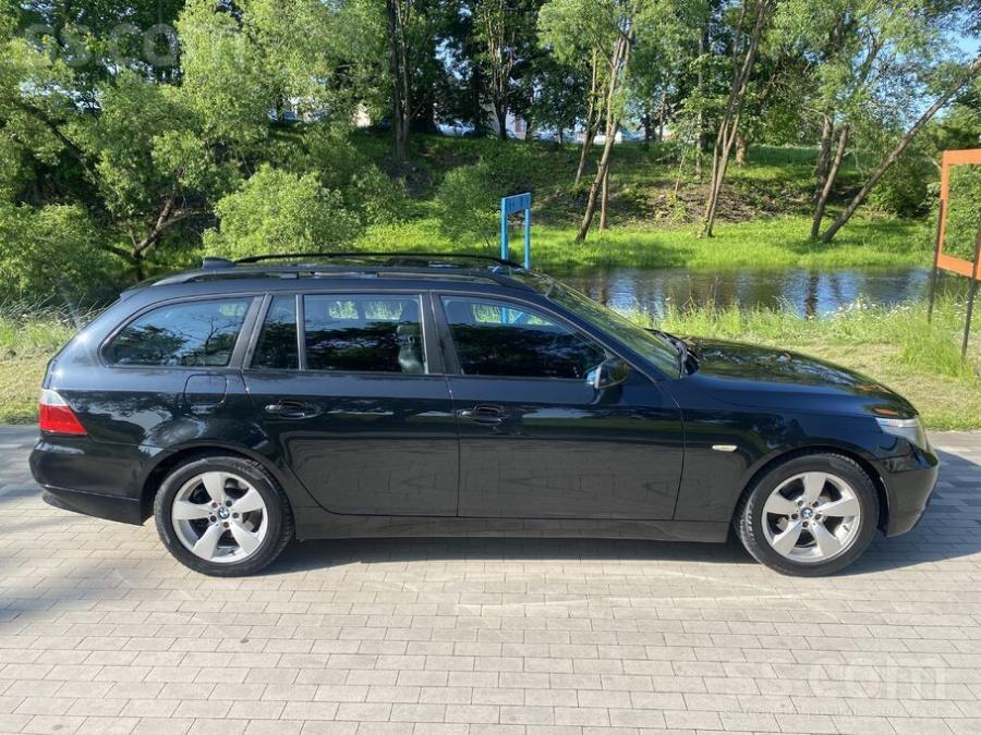Black BMW 525 2006 in Rezekne, with an engine capacity of 2.50 L and mileage of 234 thousand km for 3950 €, photo 8 on AUTOMOTO.COM.LV