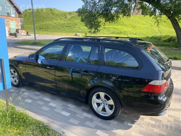 Black BMW 525 2006 in Rezekne, with an engine capacity of 2.50 L and mileage of 234 thousand km for 3950 €, photo 9 on AUTOMOTO.COM.LV