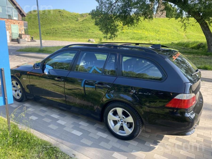 Black BMW 525 2006 in Rezekne, with an engine capacity of 2.50 L and mileage of 234 thousand km for 3950 €, photo 9 on AUTOMOTO.COM.LV