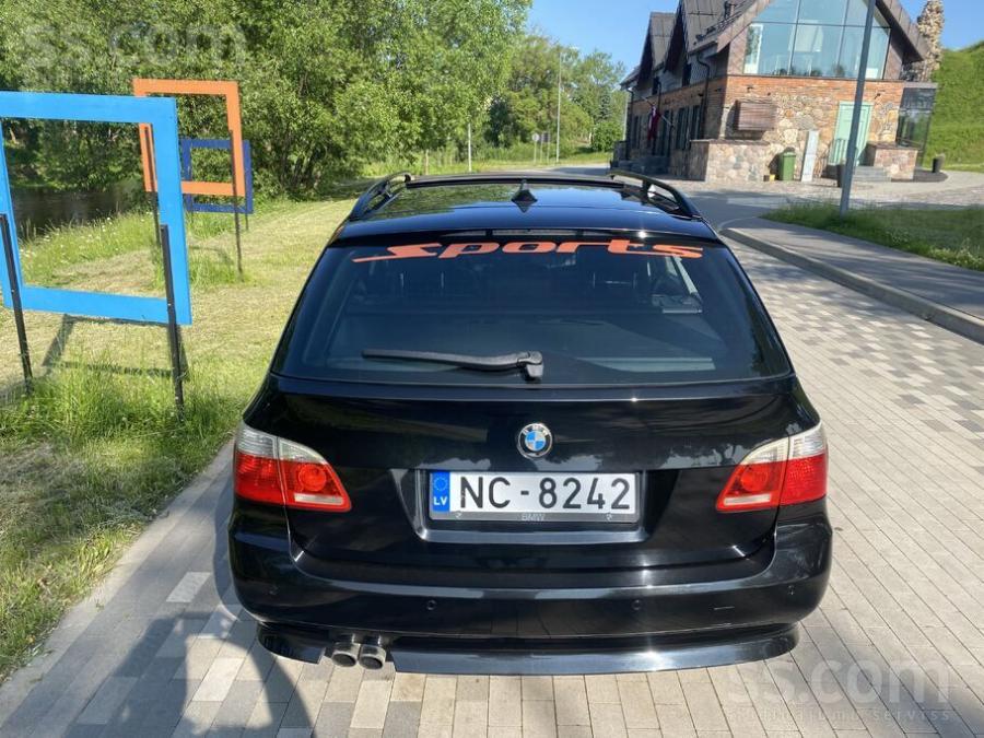 Black BMW 525 2006 in Rezekne, with an engine capacity of 2.50 L and mileage of 234 thousand km for 3950 €, photo 10 on AUTOMOTO.COM.LV