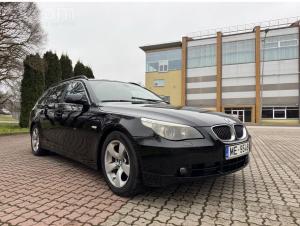 Black BMW 525 2006 in Riga, with an engine capacity of 2.50 L and mileage of 354 thousand km for 3990 €, photo 3 on AUTOMOTO.COM.LV