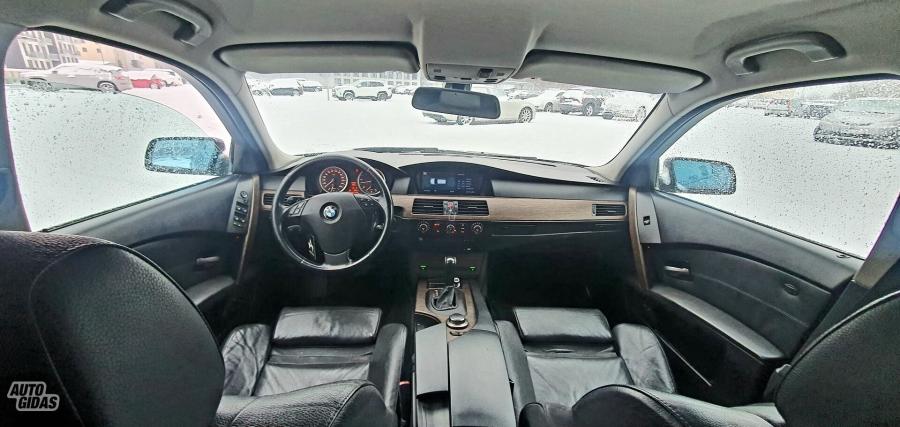 Melns BMW 525 2006 Viļņa, ar dzinēja tilpumu 2.50 L un nobraukumu 300 tūkst. km par 2650 €, foto 15 vietnē AUTOMOTO.COM.LV