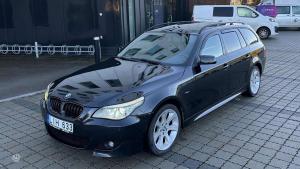 Black BMW 525 2006 in Klaipeda, with an engine capacity of 2.50 L and mileage of 404 thousand km for 3300 €, photo  on AUTOMOTO.COM.LV