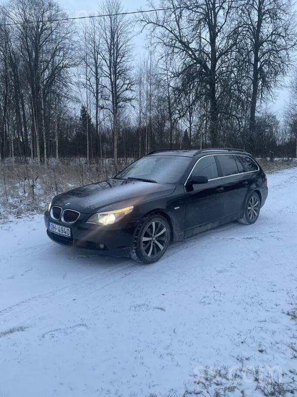 Melns BMW 525 2006 Madona, ar dzinēja tilpumu 2.50 L un nobraukumu 278 tūkst. km par 3500 €, foto 1 vietnē AUTOMOTO.COM.LV