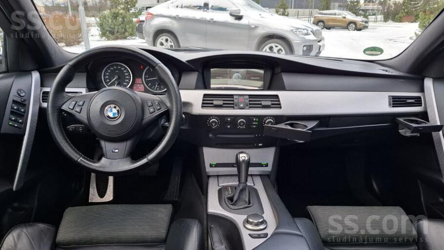 Melns BMW 525 2006 Rīga, ar dzinēja tilpumu 2.50 L un nobraukumu 331 tūkst. km par 4650 €, foto 19 vietnē AUTOMOTO.COM.LV