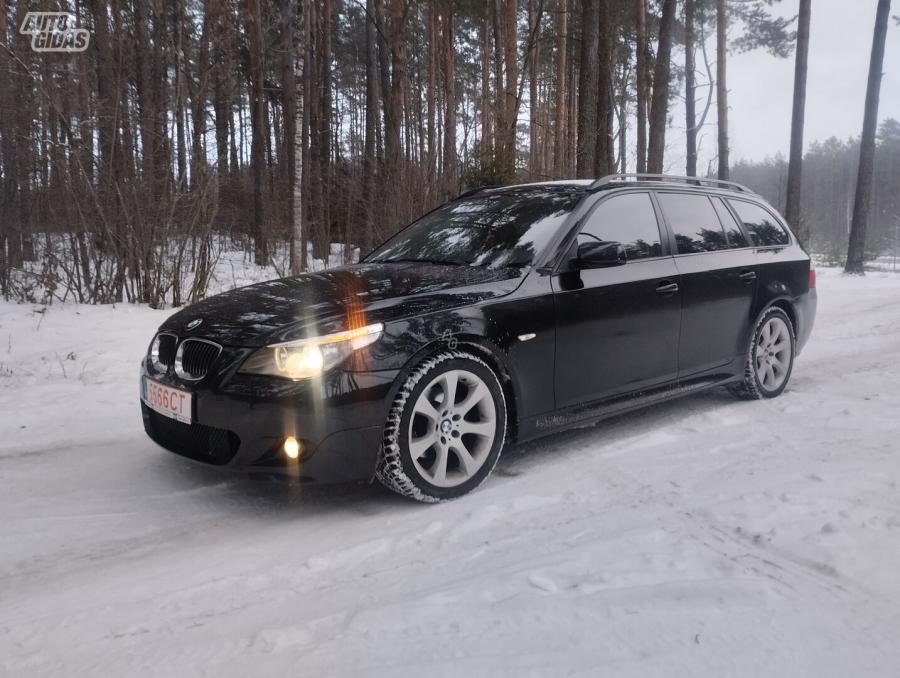 Black BMW 525 2006 in Birstonas, with an engine capacity of 2.50 L and mileage of 310 thousand km for 3500 €, photo 5 on AUTOMOTO.COM.LV