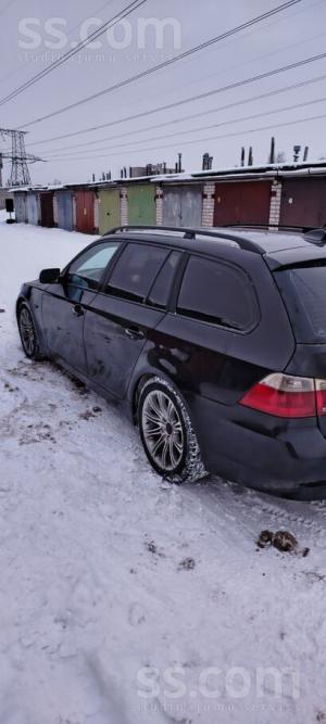 Black BMW 525 2006 in Daugavpils, with an engine capacity of 2.50 L and mileage of 294 thousand km for 4500 €, photo  on AUTOMOTO.COM.LV