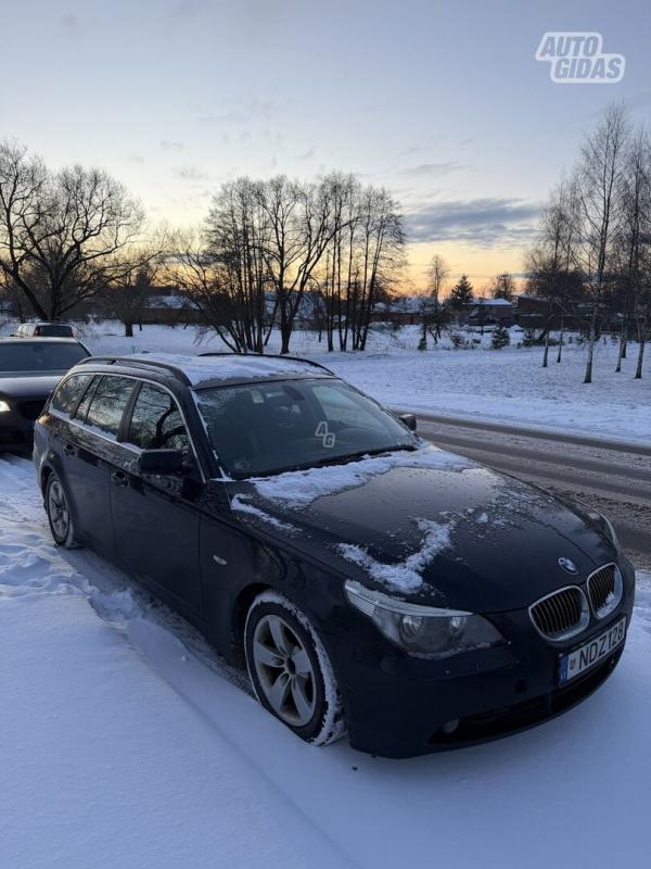 Black BMW 525 2006 in Kupiskis, with an engine capacity of 2.50 L and mileage of 300 thousand km for 1900 €, photo 2 on AUTOMOTO.COM.LV