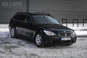 Black BMW 525 2006 in Riga, with an engine capacity of 2.50 L and mileage of 0 thousand km for 3952 €, photo 3 on AUTOMOTO.COM.LV