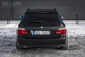 Black BMW 525 2006 in Riga, with an engine capacity of 2.50 L and mileage of 0 thousand km for 3952 €, photo 5 on AUTOMOTO.COM.LV