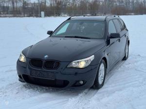 Melns BMW 525 2006 Marijampole, ar dzinēja tilpumu 2.50 L un nobraukumu 370 tūkst. km par 3350 €, foto  vietnē AUTOMOTO.COM.LV