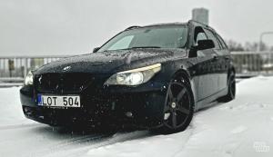 Black BMW 525 2006 in Vilnius, with an engine capacity of 2.50 L and mileage of 370 thousand km for 2450 €, photo 4 on AUTOMOTO.COM.LV