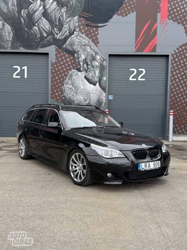 Melns BMW 525 2006 Kauņa, ar dzinēja tilpumu 2.50 L un nobraukumu 354 tūkst. km par 3700 €, foto 1 vietnē AUTOMOTO.COM.LV