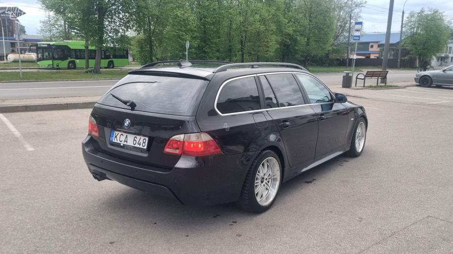 Black BMW 525 2006 in Kaunas, with an engine capacity of 2.50 L and mileage of 4 thousand km for 3450 €, photo 4 on AUTOMOTO.COM.LV