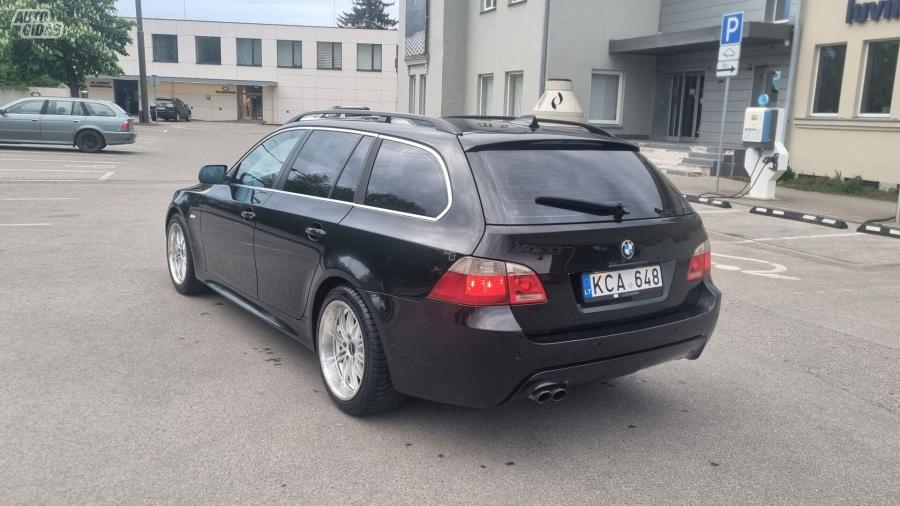 Black BMW 525 2006 in Kaunas, with an engine capacity of 2.50 L and mileage of 4 thousand km for 3450 €, photo 5 on AUTOMOTO.COM.LV