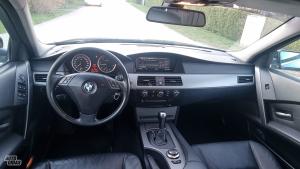 Black BMW 525 2006 in Kaunas, with an engine capacity of 2.50 L and mileage of 4 thousand km for 3450 €, photo 7 on AUTOMOTO.COM.LV