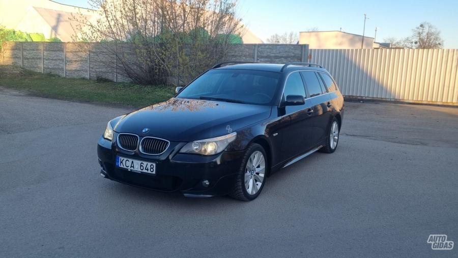 Black BMW 525 2006 in Kaunas, with an engine capacity of 2.50 L and mileage of 4 thousand km for 3450 €, photo 9 on AUTOMOTO.COM.LV
